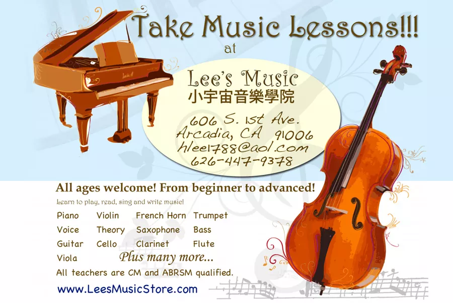 Music Lessons - Lee's Music Store